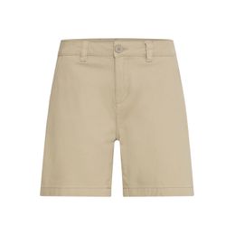 Chinoshorts oxmo "Chinoshorts OXKvita", Damen, Gr. 40, N-Gr, beige (dune), Obermaterial: 99% Baumwolle CO. 1% Elasthan EL., Hosen Chinoshorts