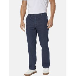Gerade Jeans Babista "Jeans LOTHARIO", Herren, Gr. 48, N-Gr, blau (dunkelblau), Obermaterial: 80% Baumwolle CO. 18% Elastomultiester ELE. 2% Elasthan EL., Jeans