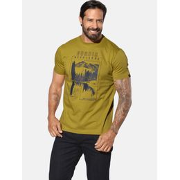 T-Shirt Jan Vanderstorm "T-Shirt MAGNUSVIK", Herren, Gr. XXL, gr&uuml;n (oliv), Obermaterial: 100% Baumwolle CO., Shirts T-Shirt