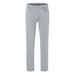 Slim-fit-Jeans MAC "Arne Pipe", Herren, Gr. 32, L&auml;nge 32, silber, Denim/Jeans, Obermaterial: 88% Baumwolle, 10% Polyester, 2% Elasthan, slim fit kn&ouml;chellang, Jeans Slim-fit-Jeans, im Five-Pocket Style