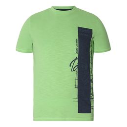 T-Shirt Jan Vanderstorm "T-Shirt BALJAN", Herren, Gr. 3XL, gr&uuml;n (hellgr&uuml;n), Obermaterial: 100% Baumwolle CO., Shirts T-Shirt