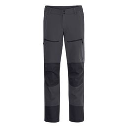 Trekkinghose North Bend "Trekkinghose NBAvan", Damen, Gr. M, N-Gr, grau (phantom), Obermaterial: 91% Polyester PES. 9% Elasthan EL., unifarben, regular fit normal, Hosen Trekkinghose