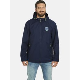 Softshelljacke Jan Vanderstorm "Funktionsjacke EELANTE", Herren, Gr. 74, blau (dunkelblau), Obermaterial: 100% Polyester COOLMAX PES(Coolmax)., Jacken Softshelljacke