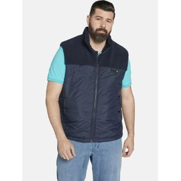 Steppweste CHARLES COLBY "Outdoorweste SIR CHANDER", Herren, Gr. 60, blau (dunkelblau), Obermaterial: 100% Polyester COOLMAX PES(Coolmax)., Westen Steppweste