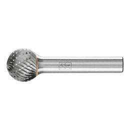 Pferd TOOLS Hartmetall Fr&auml;sstift Kugel KUD &Oslash; 16x14 mm Schaft-&Oslash; 8 mm Z3P universal mittel kreuzverzahnt (21112928)