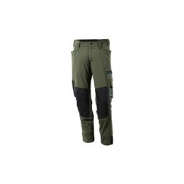 Mascot Hose mit Knietaschen, Stretchstoff Hose Gr&ouml;&szlig;e 90C60, moosgr&uuml;n (17179-311-33-90C60)