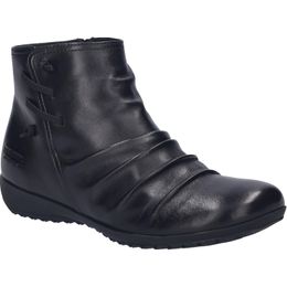 Stiefelette Josef Seibel "Naly 12, schwarz", Damen, Gr. 39, schwarz, Obermaterial: 100% Rindsleder Leather cow., Schuhe Stiefelette