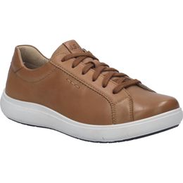 Sneaker Josef Seibel "Megan 07, camel", Damen, Gr. 42, braun (camel), Obermaterial: 100% Rindsleder Leather cow., Schuhe Sneaker