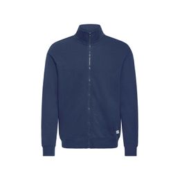 Sweatjacke Blend "Trainingsjacke BHMBrise", Herren, Gr. L, blau (marineblaus), Obermaterial: 60% Baumwolle CO. 40% Polyester PES., Sweatjacken Sweatjacke