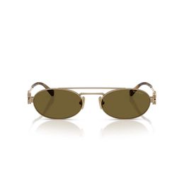 Miu Miu Sonnenbrille Damen Gr&ouml;&szlig;e 53 gold