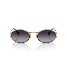 Miu Miu Sonnenbrille Damen Gr&ouml;&szlig;e 54 gold