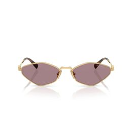 Miu Miu Sonnenbrille Damen Gr&ouml;&szlig;e 56 gold