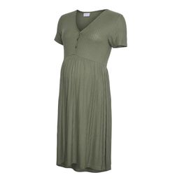 MAMALICIOUS Umstand Kleid Damen Gr&ouml;&szlig;e 42 khaki Winterkleid
