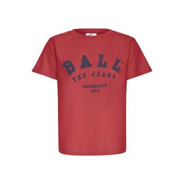 Ball T-Shirt 'Maldini' Damen Gr&ouml;&szlig;e M marine / kirschrot