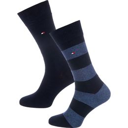Tommy Hilfiger Underwear Socken Herren Gr&ouml;&szlig;e 39/42 taubenblau / schwarz