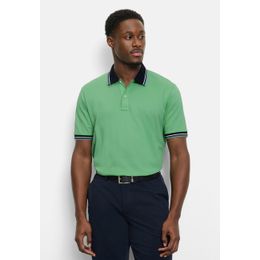 Poloshirt OLYMP "OLYMP Casual Wirk", Herren, Gr. L, gr&uuml;n (mint), 100% Baumwolle, Shirts