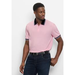 Poloshirt OLYMP "OLYMP Casual Wirk", Herren, Gr. L, rot (ros&eacute;), 100% Baumwolle, Shirts