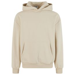Kapuzenpullover Urban Classics "Urban Classics Ultra Heavy Oversized Hoody", Herren, Gr. L, sand, 80% Baumwolle, 20% Polyester, unifarben, normal, ohne Ausschnitt, Pullover Kapuzenpullover