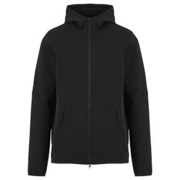 Kapuzenpullover MisterTee "MisterTee Basic Hooded Zipper", Herren, Gr. S, schwarz, 80% Baumwolle, 20% Polyester, unifarben, normal, ohne Ausschnitt, Pullover Kapuzenpullover