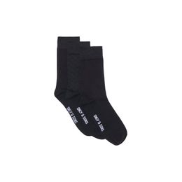 Only & Sons Freizeitsocken ONLY & SONS "ONSBASIC COTTON SOCK 3 PACK NOOS", Herren, Gr. 43/46, schwarz pack:dunkelgrau melange, light grau melange, Baumwollmischung, meliert, Socken, Baumwollmischung