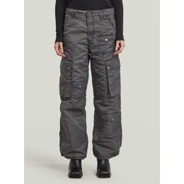 G-Star Raw Cargohose G-STAR "Mega Cargohose", Damen, Gr. 32, coated vintage khaki, Obermaterial: 100% Polyimid, Hosen Cargohose