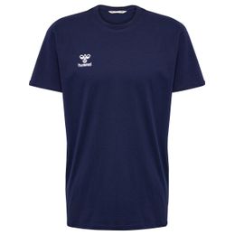 T-Shirt Hummel "HMLGO 2.0 T-SHIRT S/S", Herren, Gr. XXL (56), marine, Obermaterial: 100% Baumwolle, normal, Rundhals, Shirts T-Shirt