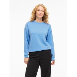 Vila Sweatshirt "Sandy" in Hellblau - 62% | Gr&ouml;&szlig;e XS | Damen-sweatshirts-jacken