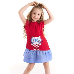 Denokids Kleid "Cat" in Rot - 69% | Gr&ouml;&szlig;e 110 | Kinderkleider
