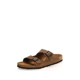 Comfortfusse Leder-Pantoletten in Sand - 63% | Gr&ouml;&szlig;e 41 | Herren-hausschuhe