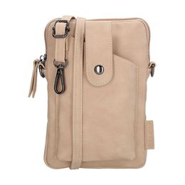 Beagles Leder-Handytasche "Lourenza" in Beige - (B)13 x (H)19 x (T)2 cm - 53% | Damen-handytaschen