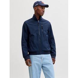 Jack & Jones Jack & Jones Softshelljacke "Parker" in Dunkelblau - 51% | Gr&ouml;&szlig;e S | Herren-outdoorjacken