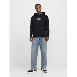 Jack & Jones Jack & Jones Hoodie "Jjcorp" in Schwarz - 45% | Gr&ouml;&szlig;e L | Herren-sweatshirts-jacken