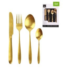every ware 16tlg. Besteckset in Gold - 62% | Gedeckter-tisch