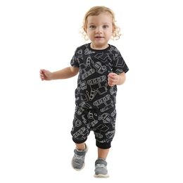 Denokids 2tlg. Outfit "Vehicles" in Schwarz - 67% | Gr&ouml;&szlig;e 80/86 | Baby-shirts