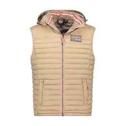 Geographical Norway Steppweste "Vadalmo" in Beige - 70% | Gr&ouml;&szlig;e S | Herrenjacken
