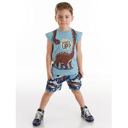 Denokids 2tlg. Outfit "Titan" in Hellblau/ Blau - 71% | Gr&ouml;&szlig;e 92 | Kinder-oberteile