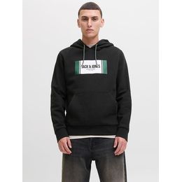 Jack & Jones Jack & Jones Hoodie in Schwarz - 42% | Gr&ouml;&szlig;e S | Herren-sweatshirts-jacken