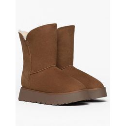 ISLAND BOOT Winterboots "Adeline" in Hellbraun - 80% | Gr&ouml;&szlig;e 36 | Damen-stiefel