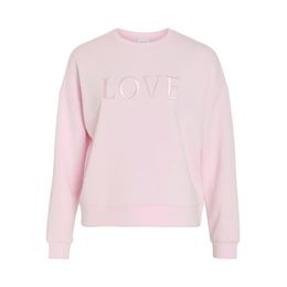 Vila Sweatshirt "Vireflect" in Rosa - 51% | Gr&ouml;&szlig;e L | Damen-sweatshirts-jacken