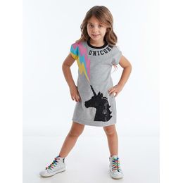 Denokids Kleid "Unicorn" in Grau - 72% | Gr&ouml;&szlig;e 128 | Kinderkleider