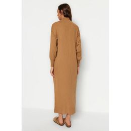 Trendyol Strickkleid in Camel - 44% | Gr&ouml;&szlig;e L | Damen-kleider