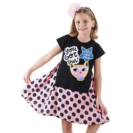 Denokids Kleid in Schwarz/ Rosa - 67% | Gr&ouml;&szlig;e 128 | Kinderkleider