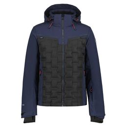 Icepeak Ski-/ Snowboardjacke "Emmet" in Schwarz/ Dunkelblau - 56% | Gr&ouml;&szlig;e 48 | Herren-outdoorjacken