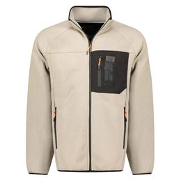 Canadian Peak Fleecejacke "Thizyeak" in Beige - 65% | Gr&ouml;&szlig;e M | Herren-pullover-sport