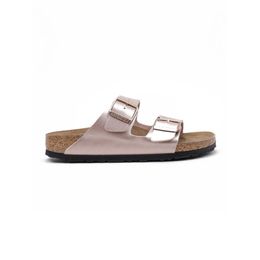 Birkenstock Leder-Pantoletten "Arizona" in Kupfer - Weite S - 10% | Gr&ouml;&szlig;e 40 | Damen-pantoletten