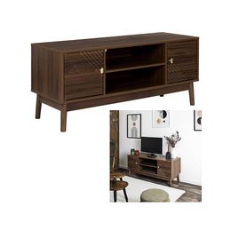 THE HOME DECO FACTORY TV-Regal "Tiffany" in Braun - (B)110 x (H)48 x (T)40 cm - 65% | Regale