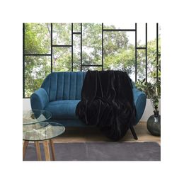 R&eacute;tro Chic Plaid in Schwarz - (L)150 x (B)120 cm - 63% | Decken