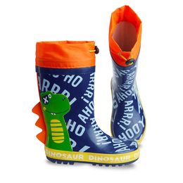 Denokids Gummistiefel "Dinosaur" in Dunkelblau - 58% | Gr&ouml;&szlig;e 31 | Kinder-outdoor-sport-schuhe