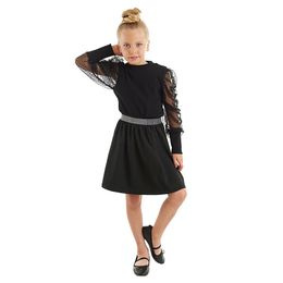Denokids 2tlg. Outfit "Black Tulle" in Schwarz - 73% | Gr&ouml;&szlig;e 116 | Kinder-blusen-hemden