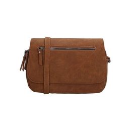 Beagles Leder-Umh&auml;ngetasche "Cambrils" in Hellbraun - (B)26 x (H)18 x (T)8 cm - 41% | Damen-taschen